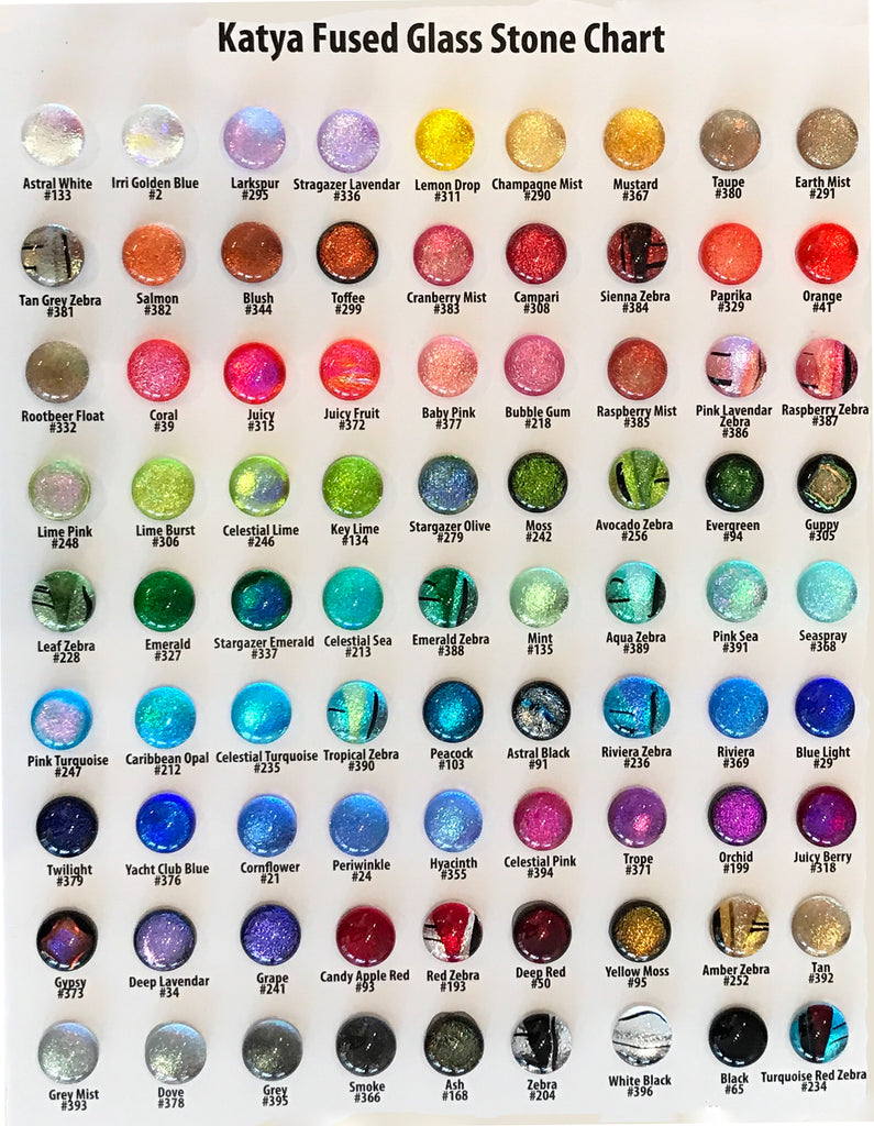 Available Colors – Katya Glass